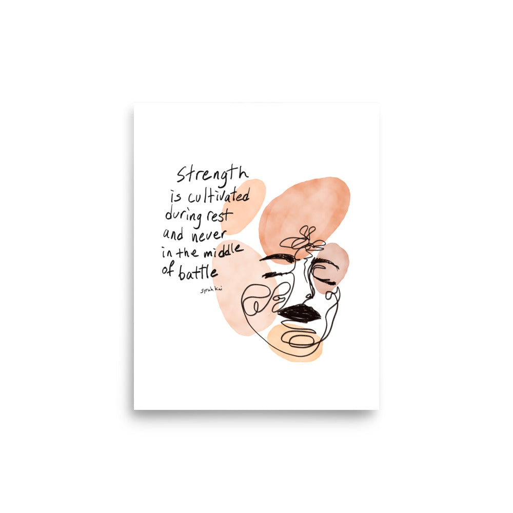 Strength At Rest, Poster Print – SyrahKai