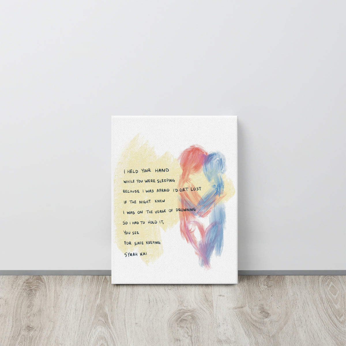 Sleeping Hands, Canvas 12x16 – SyrahKai